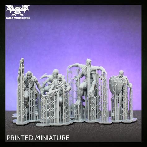 3d Printable Junk Spiders Gang Squad X6 By Taiga Miniatures