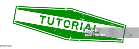 그런 지 녹색 튜토리얼 단어 육각형 고무 도장 스탬프 흰색 배경에 0명에 대한 스톡 벡터 아트 및 기타 이미지 0명 Health 개념 Istock