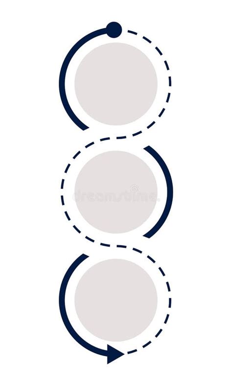 Repetitive Process Brochure Element Design Stock Vector Illustration