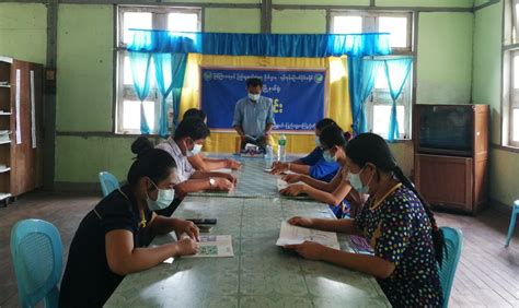 လှည်းကူးမြို့နယ် လူထုအခြေပြုဗဟိုဌာန Communitycentre တွင် စိတ်ကိုလှပအောင် ပြင်နည်း စာအုပ်ဖြင့