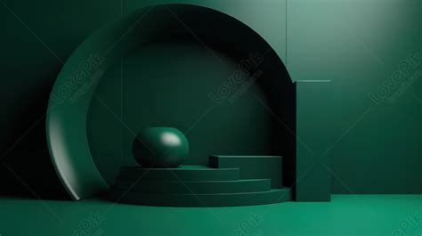 진한 녹색 3d 제품 디스플레이 연단 광고용 추상 비대칭 배경 사진 연단 배경 최소한의 벽지 배경 진한 배경 이미지 Hd 연단 최소한의 벽지 진한 배경 사진