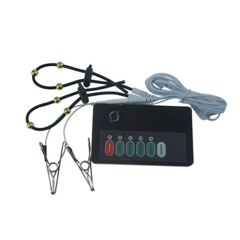 Électro Choc Silicone Cock Extenseur De Pénis Pince Stimulation