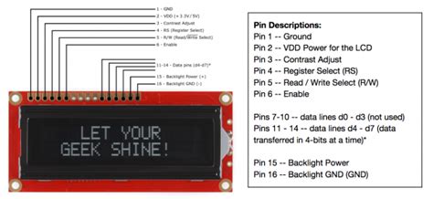 Basic Character Lcd Hookup Guide Sparkfun Learn