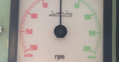 Service Engineer တစယက မတစမ Main Engine Control ၁ RPM indicator