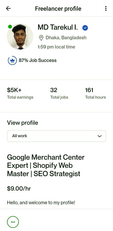 Md Tarekul Islam On Linkedin 5k Plus Done Alhamdulillah 💪 Upwork 💚