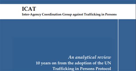 An Analytical Review 10 Years From The Adoption Of The Un Trafficking In Persons Protocol