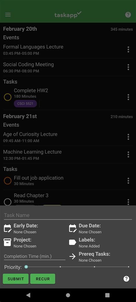 github e d v taskapp