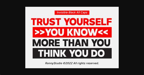 Invisible Font Font Canyon