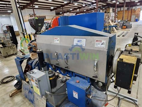 Used 3 Aet Model 30as24 241 Ld Single Screw Extruder