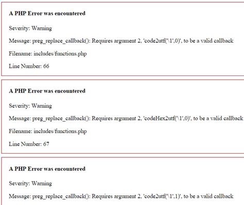 Codeigniter Mpdf Error Pregreplace The E Modifier Is