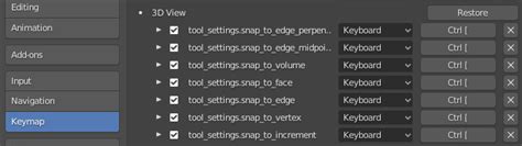 Key Binding To The Snap To Options Basics Interface Blender Artists Community