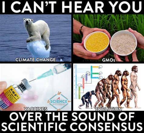 I Cant Hear You Over The Sound Of Scientific Consensus