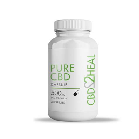 Pure Isolate Capsules 500mg North York Tlv Finest Budz