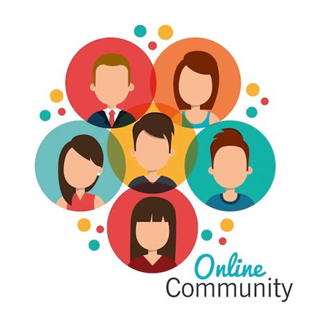 Online Community Free Vector