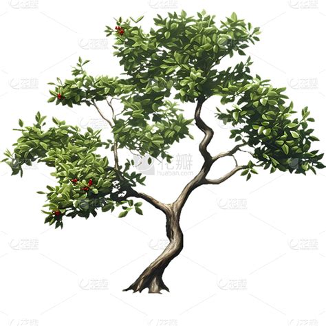 通用实景树木绿色植物元素贴纸