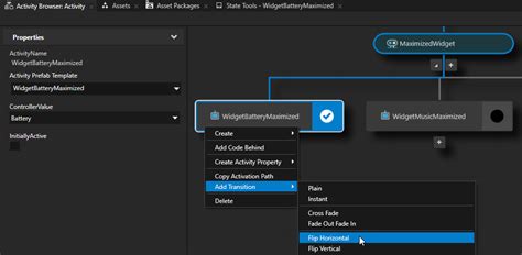 Tutorial Animate Transitions Between Activities Kanzi Framework 39