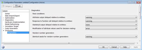 Simevents Diagnostics Pane Matlab And Simulink