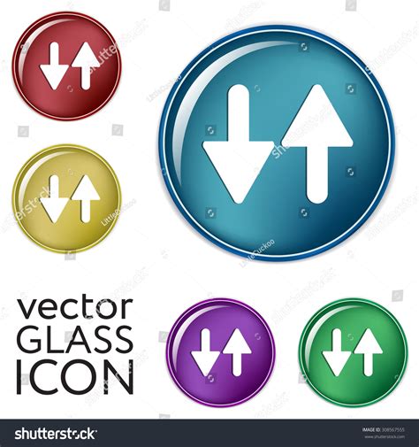 Two Arrow Sign Reload Symbol Stock Vector Royalty Free Shutterstock