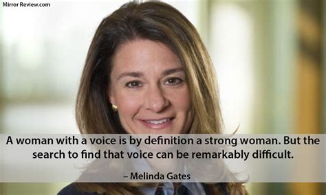 7 Women Empowerment Quotes By Melinda Gates Inspirational Women