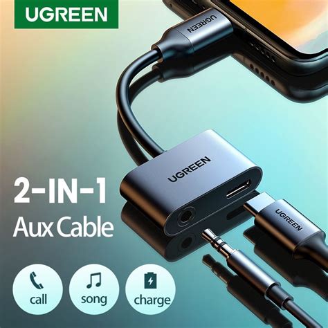 Jual Ugreen In Audio Adapter Tipe C Ke Jack Audio Mm Splitter Type C Shopee Indonesia
