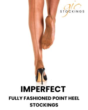 Fully Fashioned Point Heel Stockings Classic Colours