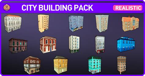 City Building Constructor 3d Environments Unity Asset Store