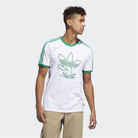 เสื้อยืดแฟชั่นคลาสสิก Adidas แท้ 100 กีฬากลางแจ้งgh7777 แขนสั้นผู้ชาย