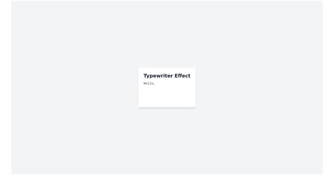 Typewriter Effect Component Free Html Tailwind Component