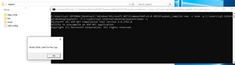 The Curious Case Of Aspnetcompilerexe Ijustwannaredteam