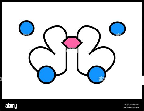 Rorschach Test Flat Icon Color Illustration Stock Vector Image And Art Alamy