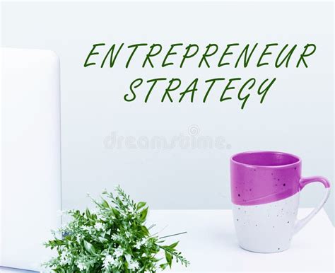Text Caption Presenting Entrepreneur Strategy Business Approach New