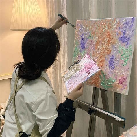 강남 대형 추상화 백드롭페인팅 원데이클래스 솜씨당