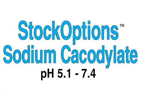 Stockoptions Sodium Cacodylate Buffer Kit Hampton Research