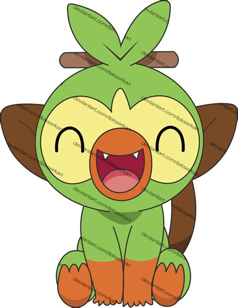 810 Pokemon Grookey Vector Drawings By Tekserkan On Deviantart