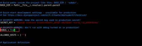 线上环境如何正确配置 Django 的 Debug？django中debug True Csdn博客