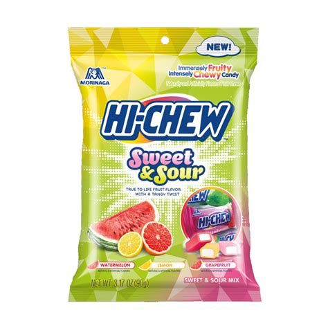 Hi Chew Sweet And Sour Mix Peg Bag 317oz 6ct I Got Your Candy