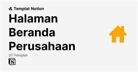 Marketplace Halaman Beranda Perusahaan Templat Terbaik Dari Notion Notion