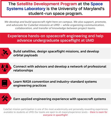 Umd Satellite Development Program