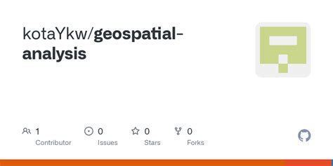 Github Kotaykwgeospatial Analysis
