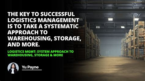 Logistics Mgmt System Approach To Warehousing Iienstitu