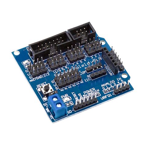 Sensor Expansion Shield V50 For Arduino Uno Mega Stackable Board For Modules And Servos