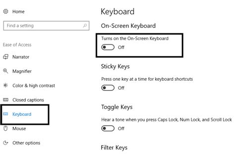 Enable Or Disable On Screen Keyboard In Windows Techcult