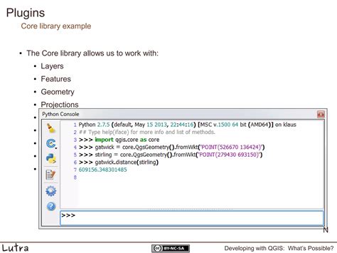 Qgis Uk Developing With Qgis What Is Possible Lutra Consulting Ppt