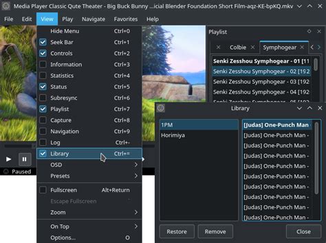 Media Player Classic Qute Theater Gallery