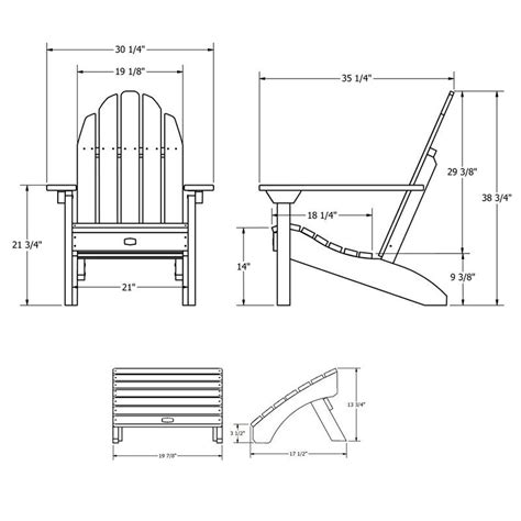 Printable Adirondack Chair Plans