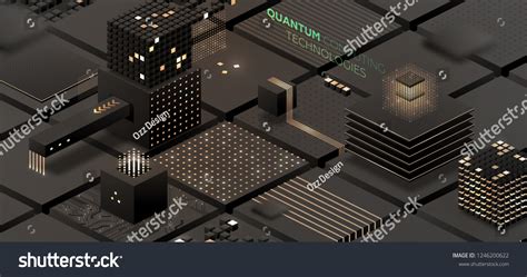 Artificial Intelligence Robotic Quantum Computing Processor Stock Vector Royalty Free 1246200622