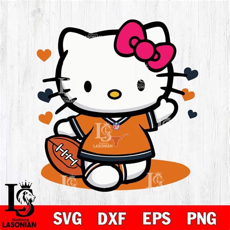 Texas Longhorns Hello Kitty Sport 10 Lasoniansvg
