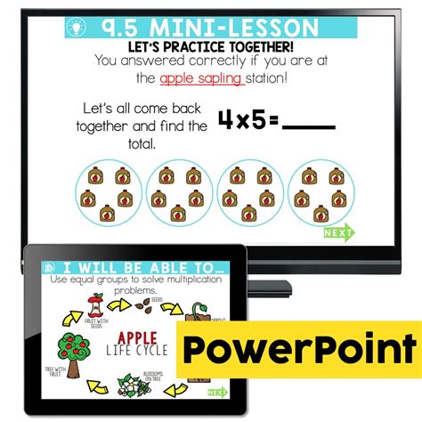 Lucky To Learn Math Lesson 95 Equal Groups Teaching Slides