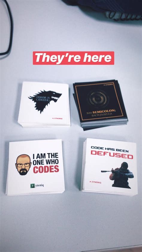 Synoriq On Linkedin Synoriq Stickers Are Here Which Is Your Favorite