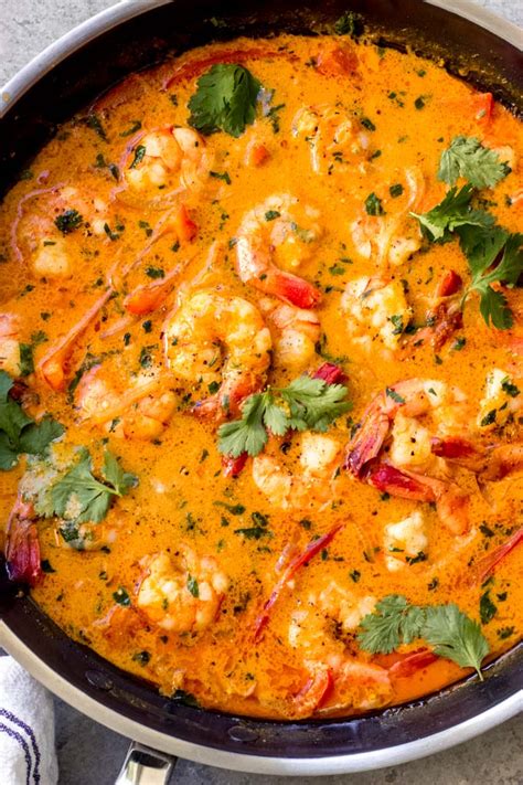 Thai Red Coconut Curry Shrimp Recipe
